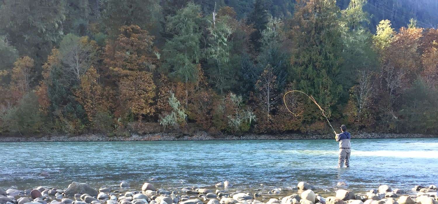 Fall Salmon Fishing on Wild Rivers near Vancouver, BC